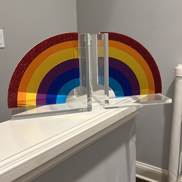 Eye Candy by Current Home | Accents | Acrylic Rainbow Bookends New ...